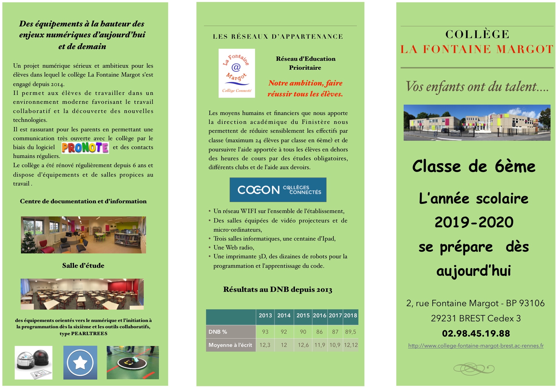 classe bilangue rentrée 2016